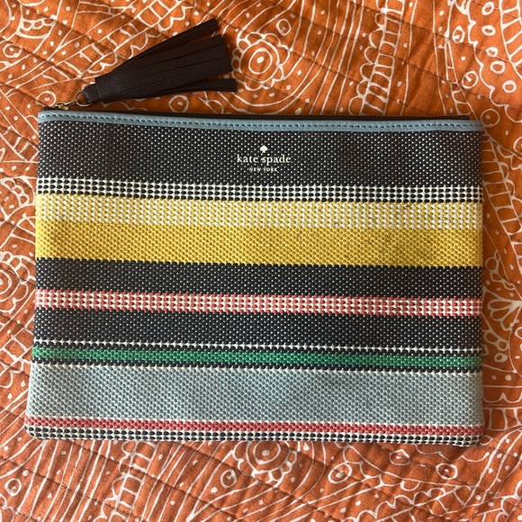 kate spade | Bags | Kate Spade Ash Street Boardwalk Striped Multicolor ...